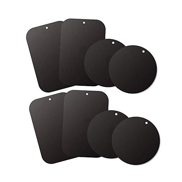 1.製品パッケージは4つの円形の鉄片および4つの正方形の鉄片を含んでいます，磁気ブラケットを含みません。2.鉄片の裏側は3Mの接着剤で、製品を電話ケースまたはデバイスの裏側にしっかりと接着できます。3.使用上のヒント：傷や接着剤の残留を防ぐ...