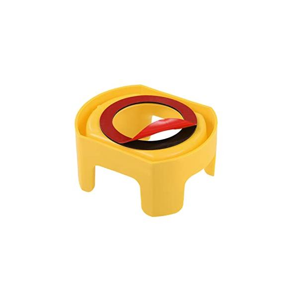 1-[良い特徴]: 明るい色のデザインを使用し、注目を集めやすく、目立ちます。プッシュボタンにカバーを差し込むだけで、簡単に取り付け、交換できます。2-[サイズ]: 内径: 42 mm; 合計サイズ: 80 x 65 x 40 mm; パッ...