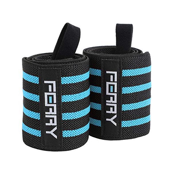 耐久性の高いフレキシブルタイプの高弾力性素材で作られたリストラップ、左右セット 2枚組 　ウエイトトレーニング、プッシュアップ等、トレーニング時の手首サポートに。厚みのある丈夫な生地でつけ心地はもちろん、耐久性にも優れています。柔軟性、伸縮...