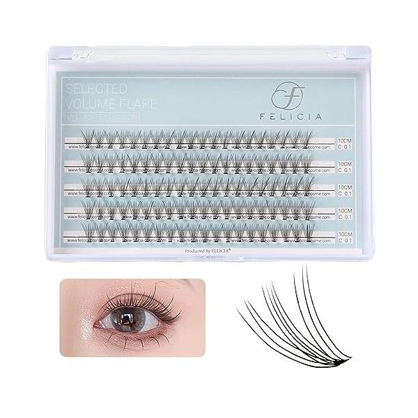 部分つけまつげ:Cカール 太さ:0.1mm 長さ:10mmつけまつげ 部分 10本束合計100束があるまつげキットはサロンに行かなくても自宅でDIYまつげスタイルできます、組み合わせ次第でさまざまなアイメイクを楽しめます。部分的につけられる...