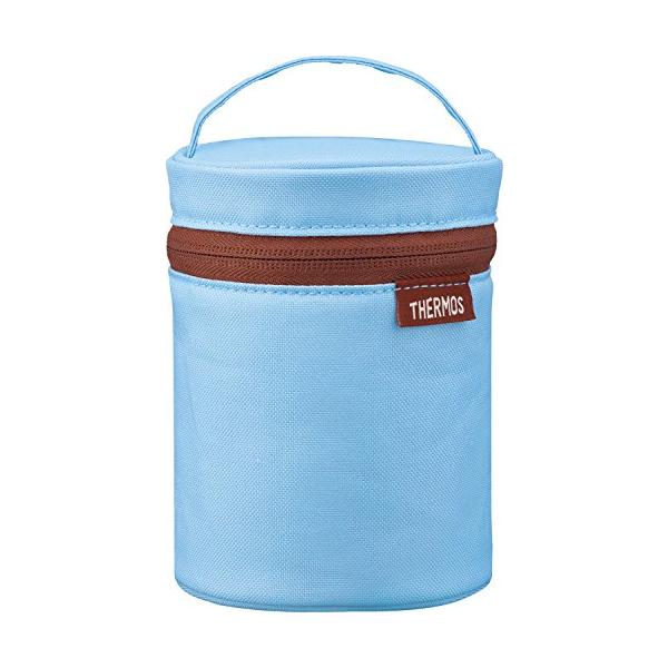 真空断熱スープジャーを入れて持ち歩くのに便利なポーチ。スープジャーの保温力がアップします。背面にはサーモス フードコンテナースプーン(APC-160)・スプーン ハシ セット(CPE-001)がすっぽり収まるポケット付き適応スープジャー容量...