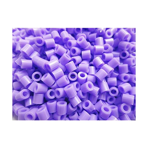 2000個 アクリル ヒューズビーズ 円筒形 モーブ アイロンビーズ 5mm 穴:2.9mm クラフト 手芸用品 Huey 手芸材料のヒューイ h1897s01サイズ:5x5mm素材：アクリル入り数：2000個モーブホビー/手芸・画材/ビー...