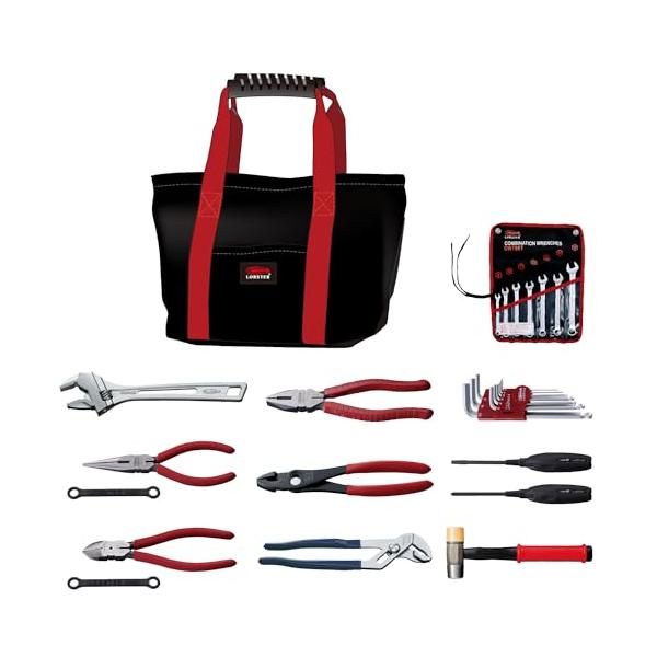 *セット内容:ハイブリッドモンキレンチ(YM36XG)、ネジアンギラストリグリッププライヤタイプ(TG200NA)、コンボネーションレンチセット(CW7SET)、ペンチ(J175P)、強力ニッパ―(J150KNG)、ラジオペンチ(J1150...