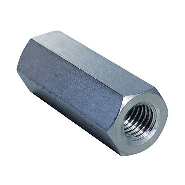 ねじの継ぎ手や長さの調節に (呼び径)M12。(対辺A)19mm。(高さB)50mm。(ピッチ)1.75。素材：ステンレス(SUS304)。注意:強度保証、破損による怪我等の保証は御座いません。本来の用途以外でのご使用はされないようお願い致...