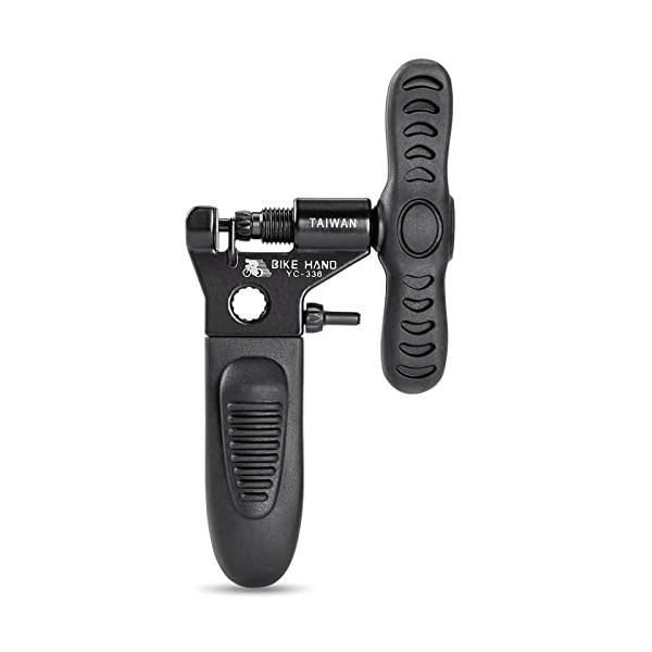 シングルスピードから12スピード用チェーンに使用可。人間工学に基づいた設計でレバレッジ、グリップ、快適性が向上。持ち運びが便利なコンパクトサイズ。予備のロータリーピン付属。信頼できる台湾メーカーで製造しております。スポーツ&amp;アウトド...