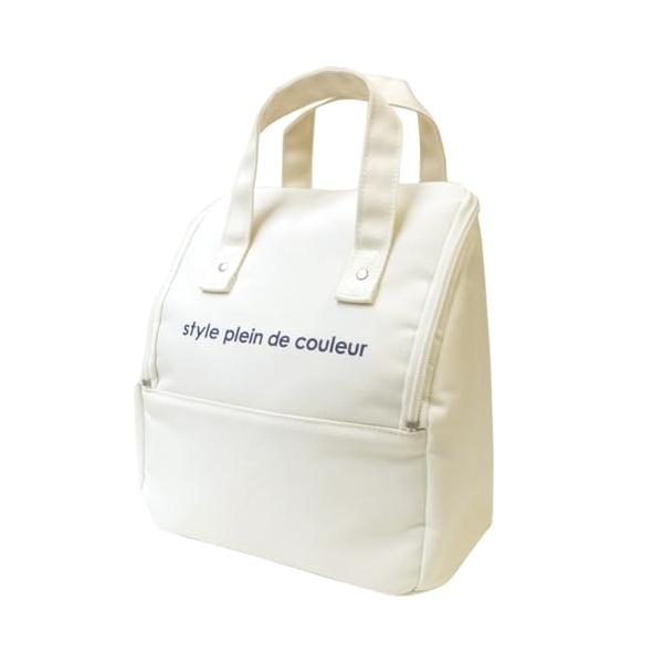 ファスナーが大きく開くランチバッグ ファスナーが前まで大きく開くジッパーランチバッグです。お弁当が傾かず出し入れしやすい設計です。ペットボトルや水筒も立てて入ります。内側には、ボトルを固定するゴムバンドも付いています。お弁当と一緒に飲み物も...