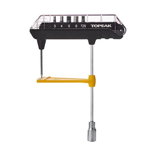 英語名:ComboTorq Wrench &amp; Bit Setエンジニアリングプラスチック*強化スチールビット六角レンチ:3、4、5、6mmT25“Torx"レンチトルク測定範囲:1*12NmL122*W42*H167mm120gスポ...