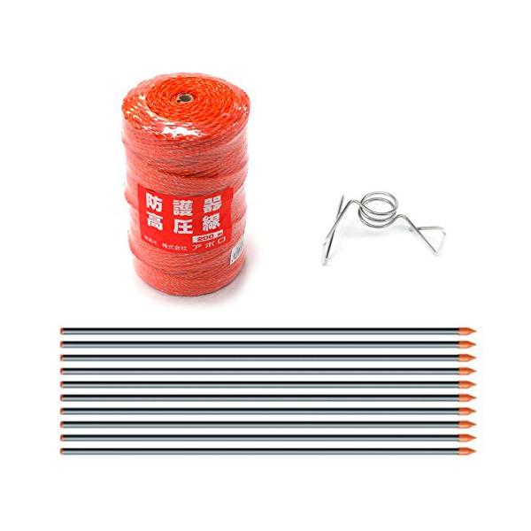 FRPポールサイズ：直径11mm*長さ900mmDIY・工具・ガーデン/ガーデン/害獣・害虫対策用品/電気柵