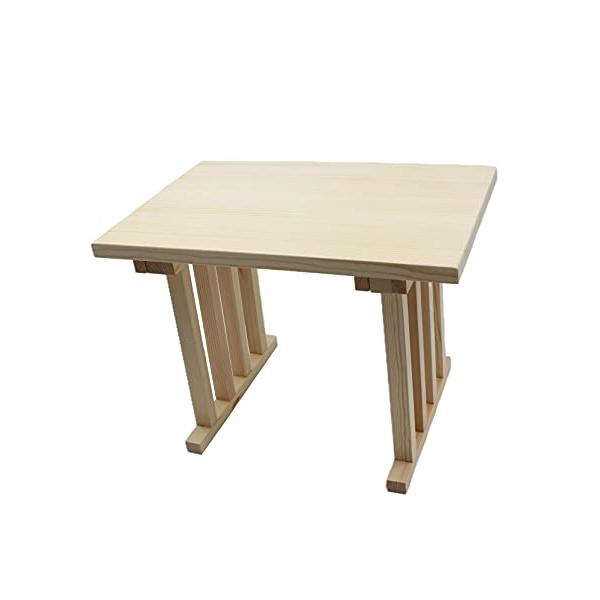 サイズ： 高さ33cm*幅45cm*奥行30cm 　天板/ 無垢材の合板仕様、厚み約2cm　材質：天然木 松 八足台(八脚案)は祖霊舎の前に置き、お供え物や玉串を載せるための台です。本製品は天然木を使い、細かく美しい木目を持った天板は無垢材...