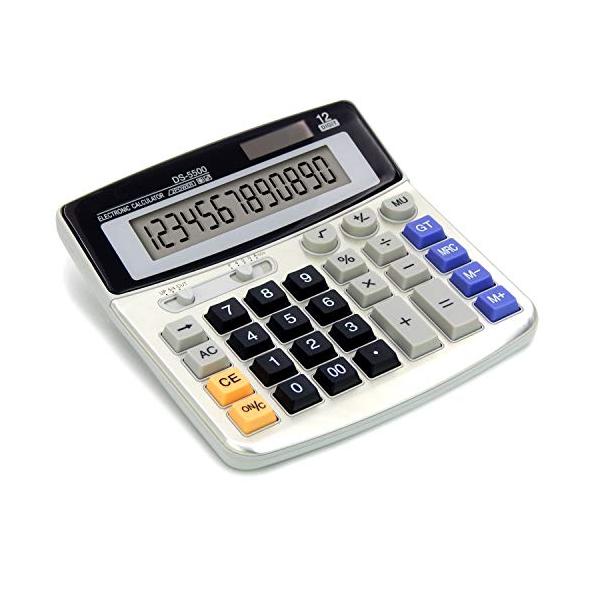 持ち運びやすい：超軽量のため、オフィスや家庭や学校などには最適です。二重電源：ソーラーと補助電池、ソーラーのみでも明るい場所に働くできます。機能充実：税計算や早打ちなど便利な機能も充実快適な体験：人間工学に基づいたデザインの快適なボタンを上...