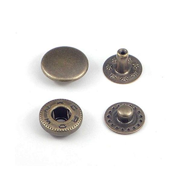 頭径：約11.5mm素材：鉄加工：アンティーク鍍金個数：30セット入りホビー:手芸・画材:裁縫材料:ボタン