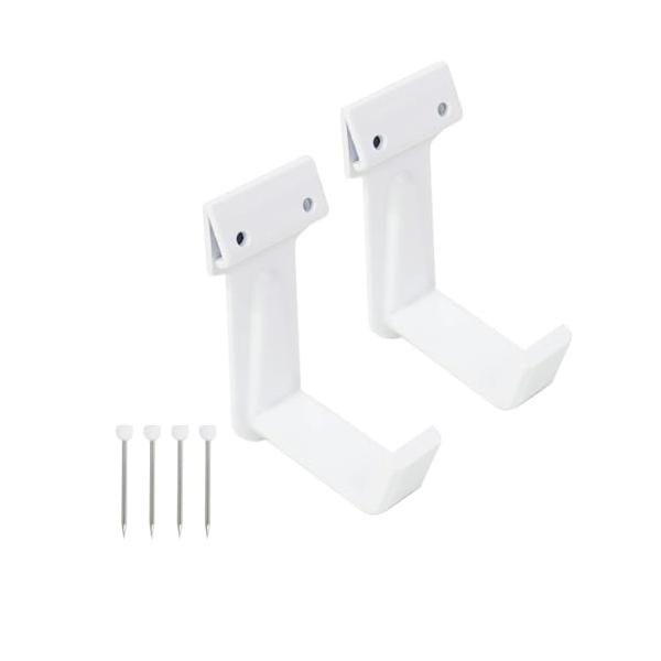 カラー：白色素材：鉄仕上げ：塗装仕上げ入り数：１組受幅：30ｍｍ対応壁：石膏ボード・木壁DIY・工具・ガーデン:建築金物:建築金具:額受・ピクチャーハンガー