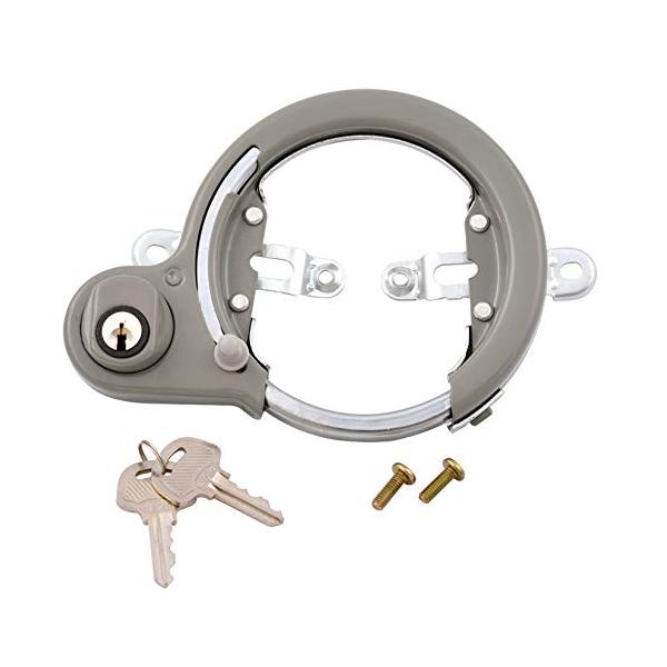 原産国:中国施錠方式:シリンダーキー対応バックホーク径:13mm装着には工具が別途必要です。バックホークの形状によっては取り付けられない自転車、 走行時に足に当たる場合があります。装着にはブラケットの曲げ作業など、経験や知識が必要な場合もあ...