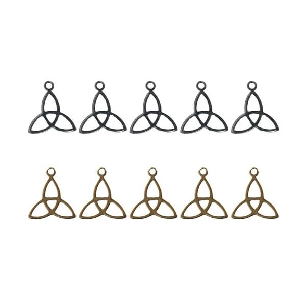 1. 素材: 耐久性と丈夫なステンレス制 2.パッケージに含まれるもの: 10個の結び目の三角形のペンダントを受け取り、独自のパーソナライズされたネックレス、ブレスレット、イヤリングなどをデザインします。 3.使いやすい: ジャンプリングを...