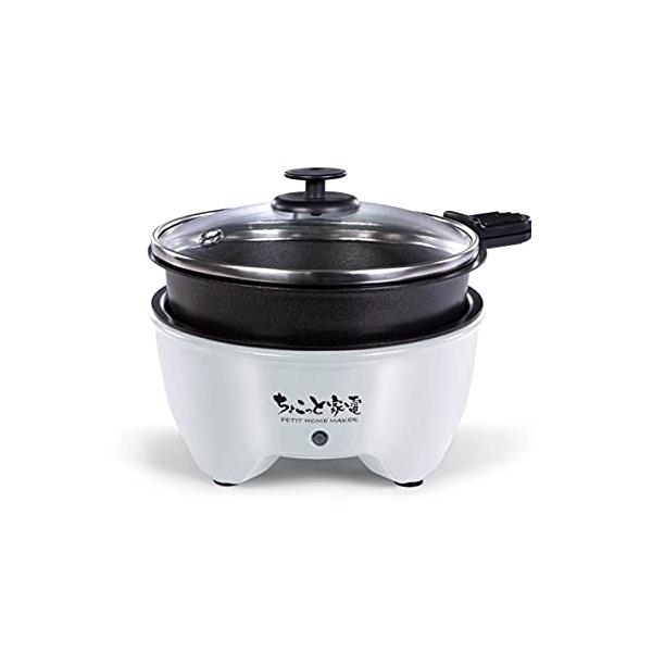 約W17*D13*H11cm(本体)約W15.5*D15.5*H15cm(箱)電源:AC100V 50/60Hz。消費電力:260Wプレート最高温度:約190*(取手付き鍋)、約200*(本体プレート) 材質 アルミ・フェノール樹脂・PPS...