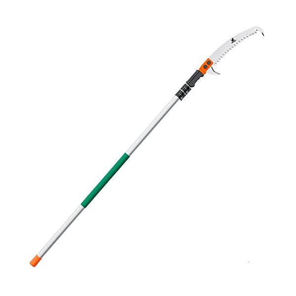 拡張可能な柔軟性：ブランチの修復は退屈で複雑な作業であり、特に高地のブランチの修復では、労働者を雇うのに費用がかかることがよくあります。 HUNKENR手動ポールソーは16フィートまで延長できます。操作は簡単で、お年寄りとお子様の両方が独立...