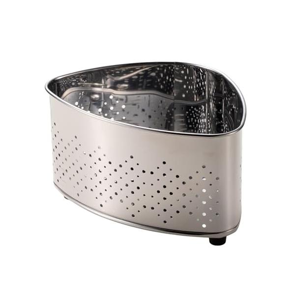サイズ:11.5x20x14.5cm[材質]本体:抗菌ステンレス鋼/足:合成ゴム生産国:日本ホーム&amp;キッチン:キッチン用品:シンク周り用品:三角コーナー