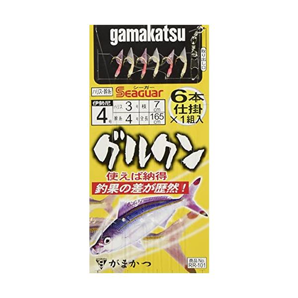 号数:4ハリス:3入本数:6スポーツ&amp;アウトドア/釣り/仕掛け/完成仕掛け