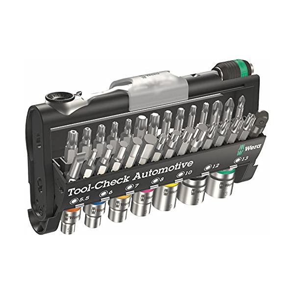 セット内容(点):38ラチェット、アダプター、ビットホルダ、ソケット(5.5、6、7、8、10、12、13)ビット[[(-)]]5.5、[[(*)]]1、[[(*)]]2、[[(*)]]3六角3.0、4.0、5.0、6.0、8.0、T10、...