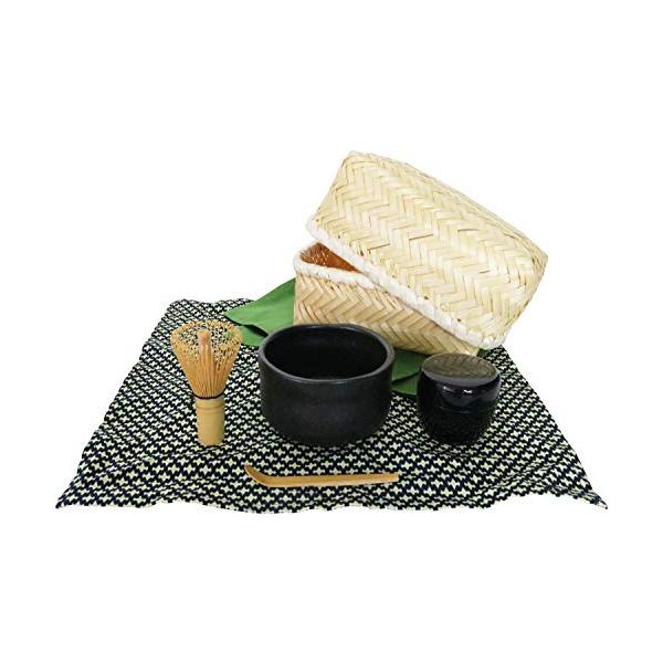 本体サイズ:約14*20*高さ8.5cm(ケース)素材・材質:陶器生産国:抹茶碗*日本セット内容:抹茶碗*1、棗*1、ケース付茶せん*1、茶さじ*1、敷き布*1、布巾*1、竹製ケース*1ホーム＆キッチン:キッチン用品:コーヒー・ティー用品:...