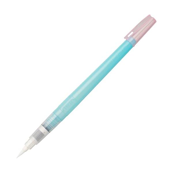 筆を洗う筆洗が不用で、ぼかしや混色をいつでもきれいな水で行うことができます。携帯性が優れているので屋外を問わずご使用いただけます。また必要最小限の水だけで描く事ができる環境に優しい水彩画用筆です。商品サイズ:1.3mm(径)*180mm外装...