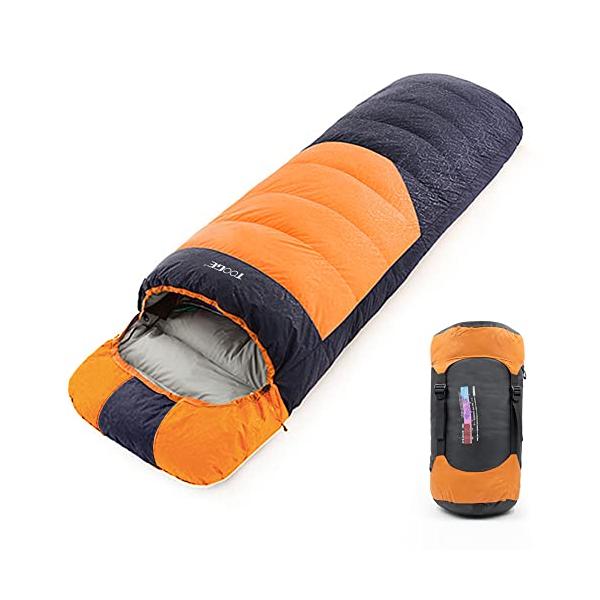 もっと暖かくて軽い 本製品は2021年中旬によりよいダウンを変更して、2.3kg寝袋は改良版でございます。もっとよいダウンを換えて、従来品より２倍の暖かさ、快適使用温度は-5度から-10度までアップして、重さも400ｇ下がりました。収納袋に...