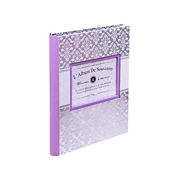 本体寸法：タテ206*ヨコ153*背幅25mm本体重量：215g表紙:印刷ポリプロピレン貼表紙溶着式製本台紙:プリプロピレン製L判2段ポケット3層エンボス黒台紙10枚(写真収納枚数:L判80枚)家電&amp;カメラ:カメラ:写真整理・保管:...