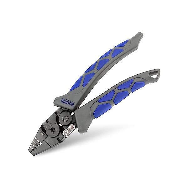 圧着工具の圧着能力 使用するワイヤーロープの直径 :φ0.1〜0.6mm、φ0.6〜1.0mm、φ1.0〜1.4mm、φ2mmこのハンドプレッサーはワイヤーロープカッター機能付き、切断能力:線径1.5mmまでのワイヤーロープが切れます人間工...