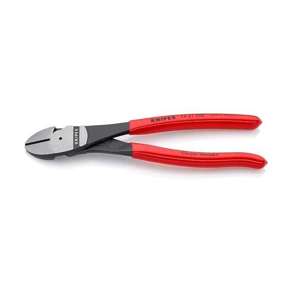 *切断能力 中硬線；φmm)：4.2*切断能力(硬線；φmm)：3.0*切断能力(ピアノ線；φmm)：2.5*ヘッド部角度(*)：12*全長(mm)：200、質量(g)：258*刃材質：クロムバナジウム高性能鋼(多段階油焼き入れ)*切断面：...