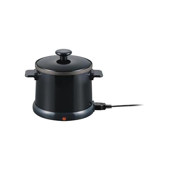 電源：AC100V、消費電力:650W、コードの長さ:約1.4m外形寸法:(約)幅24*奥行19.5*高さ20cm、重量:(約)950g 、鍋外径(約)17.5cm材質：本体枠*カラー鋼板、内鍋*アルミダイキャスト フッ素樹脂加工 最大目盛...