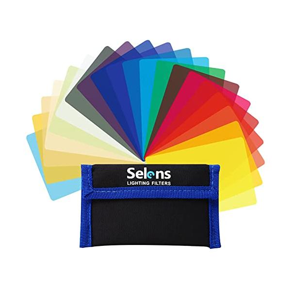 高度透明な素材で作られ、透過率が高く色温度は穏やかです。塗装とは違い、色剥がれがありません。20種色温度を提供して、暖かい、中温、寒い色が全て備えます、14色は劇的な効果を作るカラーフィルター、6色は色補正ためのカラーフィルターが含めていま...