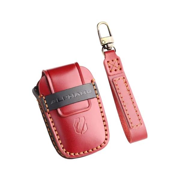 *対応車種：トヨタ ALPHARD 30系 40系 革を持つ温かさや安心感が伝わる、お客様が手にした瞬間から成長が始まります。*5ボタンにフィットするよう設計された、こだわりの専用キーケース。表面にアルファードカスタマイズALPHARDロゴ...