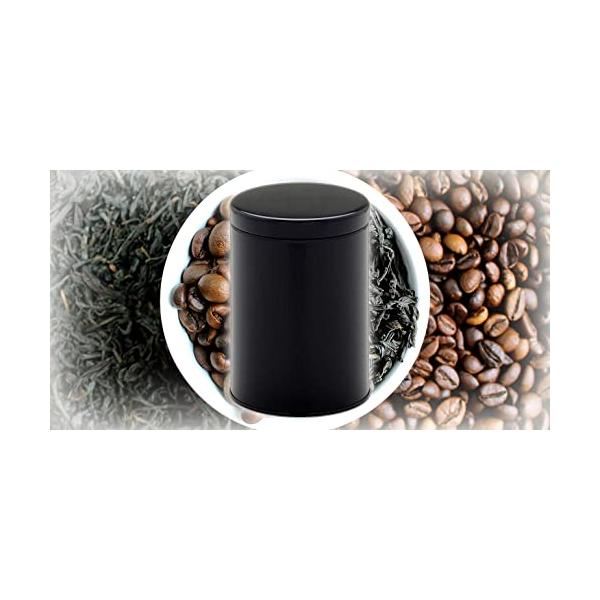 環境問題への対応、地球に優しい、環境に優しい防湿リング缶実用新案登録済：気密性を重視したパッキン付防湿蓋防湿性が高く珈琲豆、茶葉の保存に最適焙煎したての豆を入れてもガスが放出されるので安心・サイズ　直径95*H139 ・防湿リング缶　200...