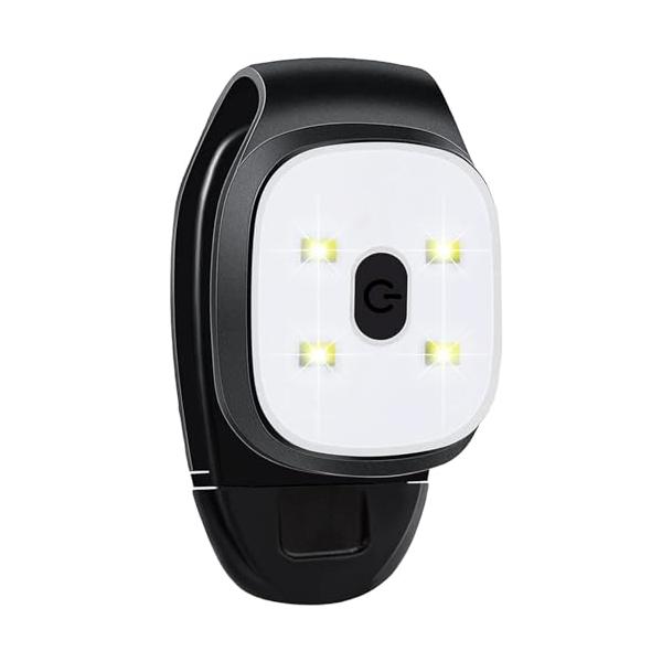 仕様 ：ランニングライト 1個入、サイズ6.5*4*2.5cm。 軽量でコンパクト ：このLED歩行灯は非常に携帯性が高く、重さはわずか25 gで、帽子、リュック、ハンドバッグ、胸ポケット、自転車に簡単に固定することができます。 USB充電...