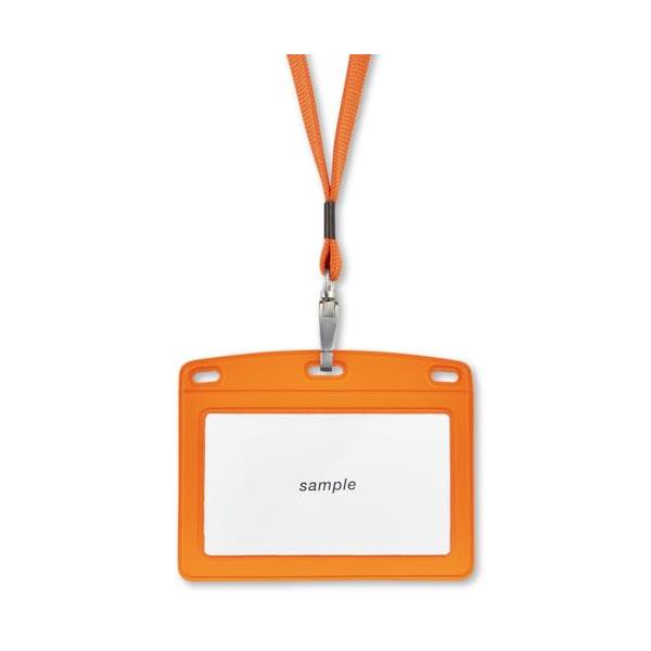 レザー調で落ち着いたデザインのタテ型名刺入れ名刺などをストックできる2ポケットタイプです。 ひもサイズ 長さ約90cm(長さ調節可能)、幅約10mm ケース外寸 W103*H80mm ケース中紙寸法 W90*H55mm(表示寸法/W86*H...