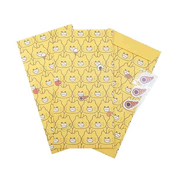 色のバリエーション: イエローとホワイトの2色からお選びください新年を迎えるにふさわしいデザイン: 新年をイメージした可愛らしいデザインで、お年玉やお礼状に最適ですサイズ: 85mm x 170mmの長方形で、一般的な封筒サイズに合っていま...