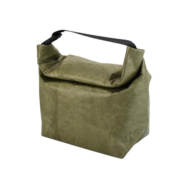 紙をくしゃくしゃに丸めたようなテクスチャーが特徴のランチバッグです。オシャレの一歩先を行くヴィンテージライクなデザインは、こなれ感を演出します。シンプルで誰でも使いやすいデザインのため老若男女問わずご使用いただけます。　　　袋の中に入れたラ...