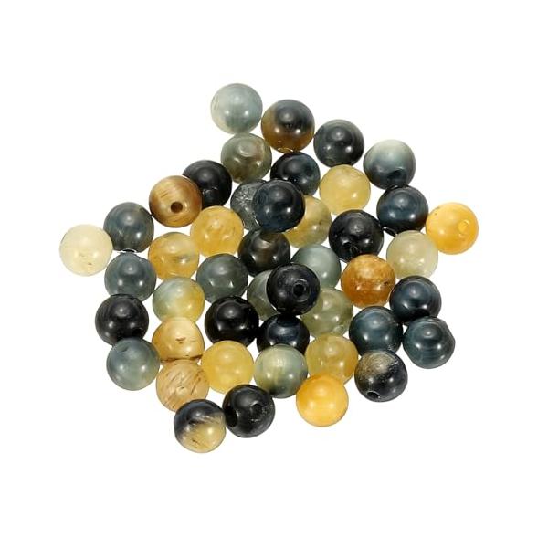 仕様：カラー：イエローブルー；素材：石；穴のサイズ：1.2mm / 0.05"；サイズ：4mm / 0.2"；パッキングリスト：アベンチュリンビーズ45個。アベンチュリンビーズは上質な石で作られており、エレガントな外観と繊細で快適な感触を持...