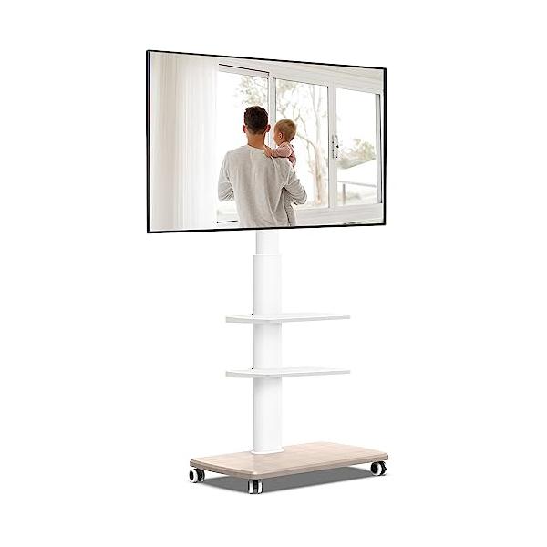 * VESA規格対応 汎用性の高いVESA規格 テレビ背面のネジ穴間の距離 対応、最小限は20*10cm、最大限は60*40cmです。当製品が32*70インチのテレビやモニター 40kg相当 に適応します。* 実用性と美観性共有 特定設計な...