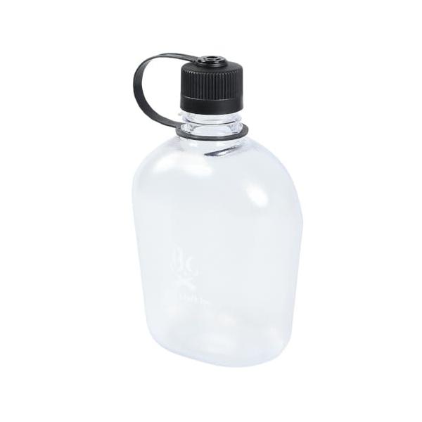 色：クリア 仕様  重量：約154g 容量：約1.0L 34oz  原料樹脂：本体/飽和ポリエステル樹脂、キャップ/ポリプロピレン 耐熱温度：本体/100*、キャップ/120* 耐冷温度：本体/-20*、キャップ/0*  取扱い上の注意  ...