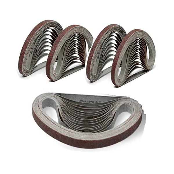 粒度＃40・＃60それぞれ幅10**長さ330* 業務用研磨サンドベルト50本セットです。 用途 金属研磨 ・ 塗装面のはく離 ・錆取り・プラスチック、木材、樹脂などの塗装はがし下地処理、研磨、仕上げ作業目的の作業に合わせて粒度をご確認くだ...