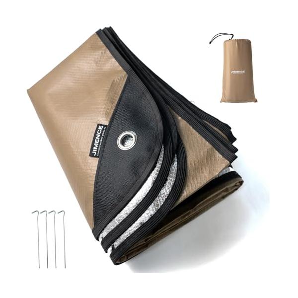 サイズ 展開時：150*210cm 1*3人用 *収納時：15*6*29cm 重量：530g /シート本体420g*付属品110g  軽量コンパクト クッション性を削ぎ落とした代わりに薄くコンパクトに折り畳めるのがポイント。混雑している行楽...