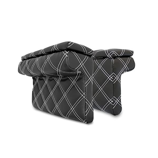 適合車種：ハイエース レジアスエース 200系 1型*8型 平成16年*現行 スーパーGL に適合材質はPVCレザーと低反発ウレタンを使用しております。センターコンソール横の冊子収納部に差し込むだけの簡単装着です。 工具不要 サイズ：縦30...