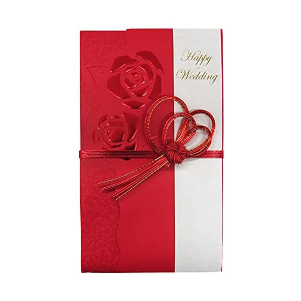 今村紙工 祝儀袋／金封　結婚式　赤・レッドローズ文房具・オフィス用品/のし・冠婚葬祭用品/祝儀袋