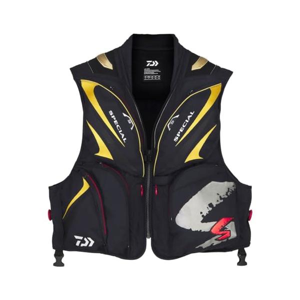 ダイワ スペシャル バリアテック フロートショートベスト ブラック DV-1124F (鮎ベスト)*素材表地/ナイロン100％ バリアテック透湿防風加工・3層 裏地/ニット部分：ポリエステル100％、布帛部分：ナイロン100％*浮力材：独立...