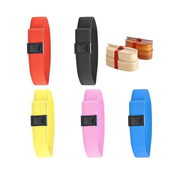 高品質素材 伸縮性、弾力性、耐久性に優れた高品質のナイロン繊維を使用。 お弁当箱をしっかりと固定し、外出先でもお弁当箱が落ちる心配がありません。 長さ調節可能 お弁当箱のゴムバンドの長さを自由に調節できるので、お弁当箱にぴったりフィットしま...