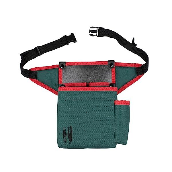 剪定作業、庭仕事など細かい作業に必要な道具入れです。剪定鋏、折込鋸などが入れられるポケット付です。ベルトに通さずワンタッチで装着出来ます。DIY用の道具袋にもオススメ全長260mm,幅170mm,重量250gDIY・工具・ガーデン/ガーデン...