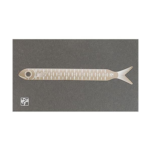 お魚の文房具雑貨素材原材料：ステンレス生産国：日本文房具・オフィス用品:事務用品:定規・巻尺・コンパス:定規