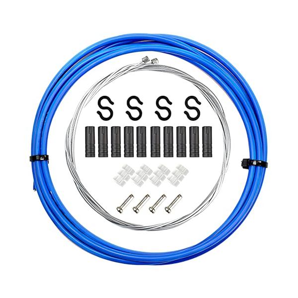 *材料：ハウジングケーブルは、熱耐性で耐性のあるPPプラスチック層を使用します。これは滑らかで丸くて丈夫で、曲がりやすいため、サイクリングプロセス中にトランスミッションをより正確で安全に変更できます。内側のワイヤケーブルは、よりブレーキ能力...