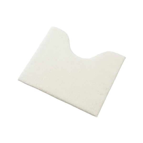 クッションのように柔らかくふかふかのトイレマット約50*60cm素材・材質:ポリエステル100%生産国:インド洗濯の際は洗濯用ネット使用 タンブラー乾燥不可 ホーム＆キッチン/バス・トイレ・洗面用品/トイレ用品/トイレマット・タンクカバー